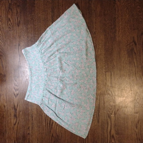Gypsy & Jade | Skirts | Gypsy Jade Flowy Seafoam Green Skirt With ...